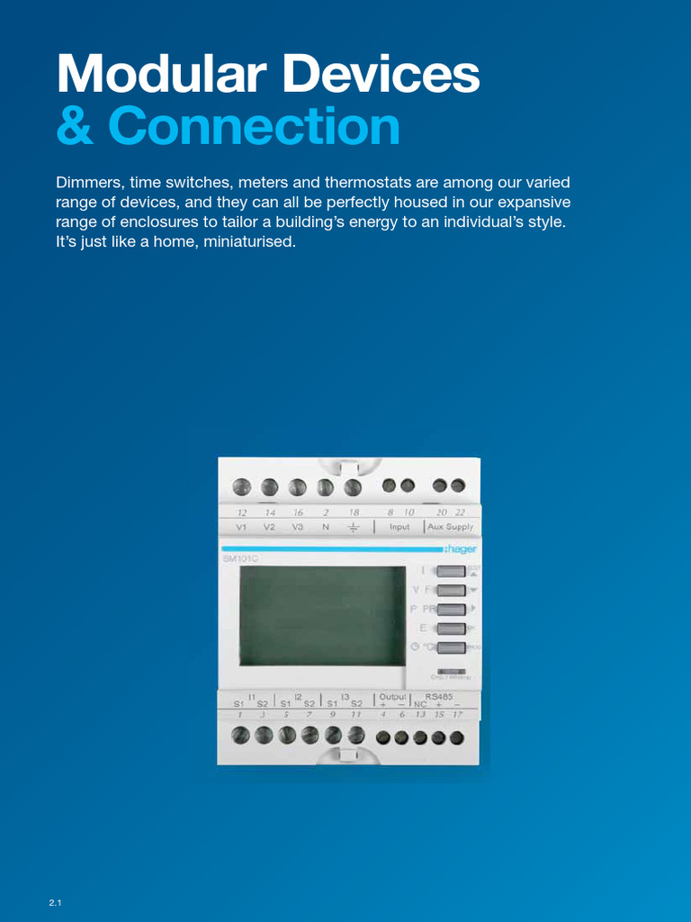 02 Modular Devices & Connection | PDF | Components | Electronics