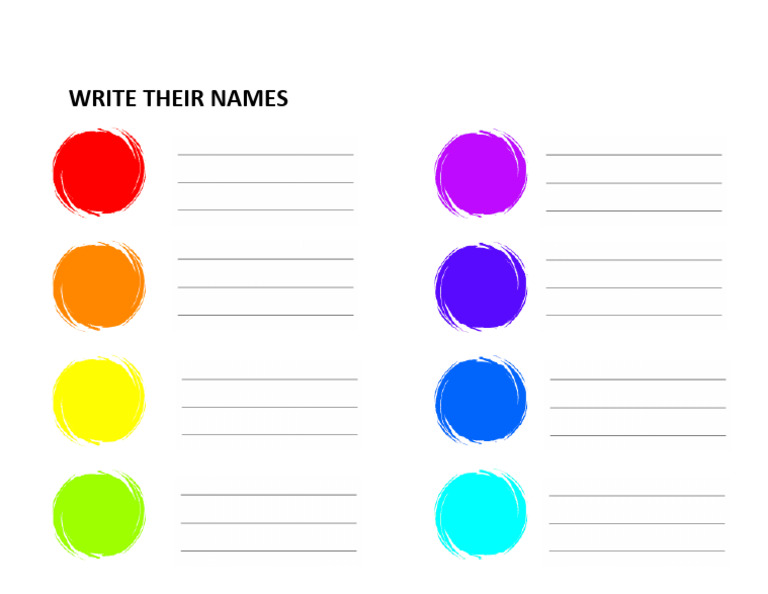 Colorrs Names | PDF