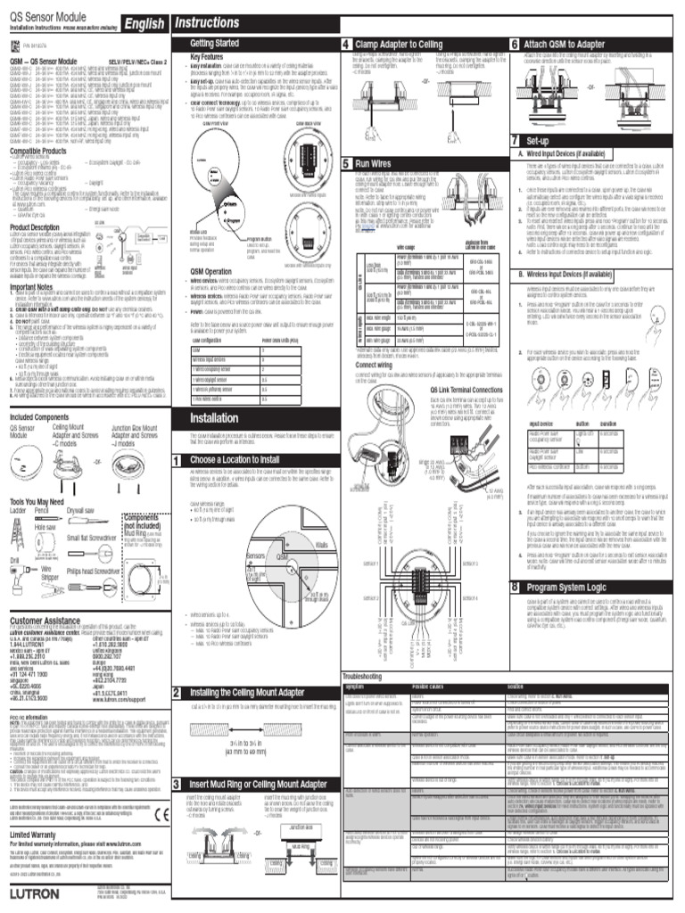 English Instructions: Installation | PDF | Electrical Wiring | Manufactured Goods