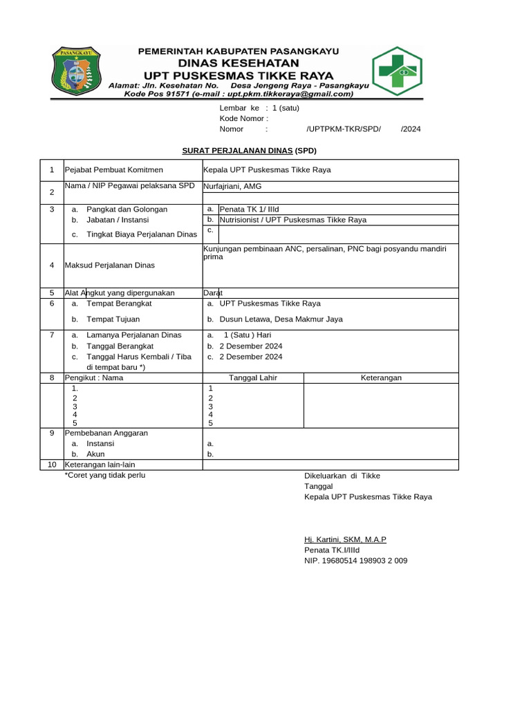 SPPD Baru 2024 A4_Desember | PDF