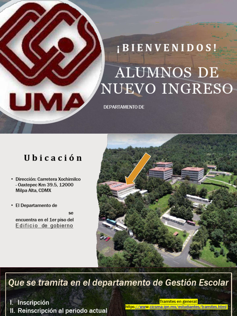 Trámites para Nuevos Alumnos IPN CICS UMA | PDF