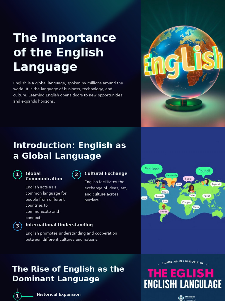 The Importance of The English Language | PDF | English Language ...