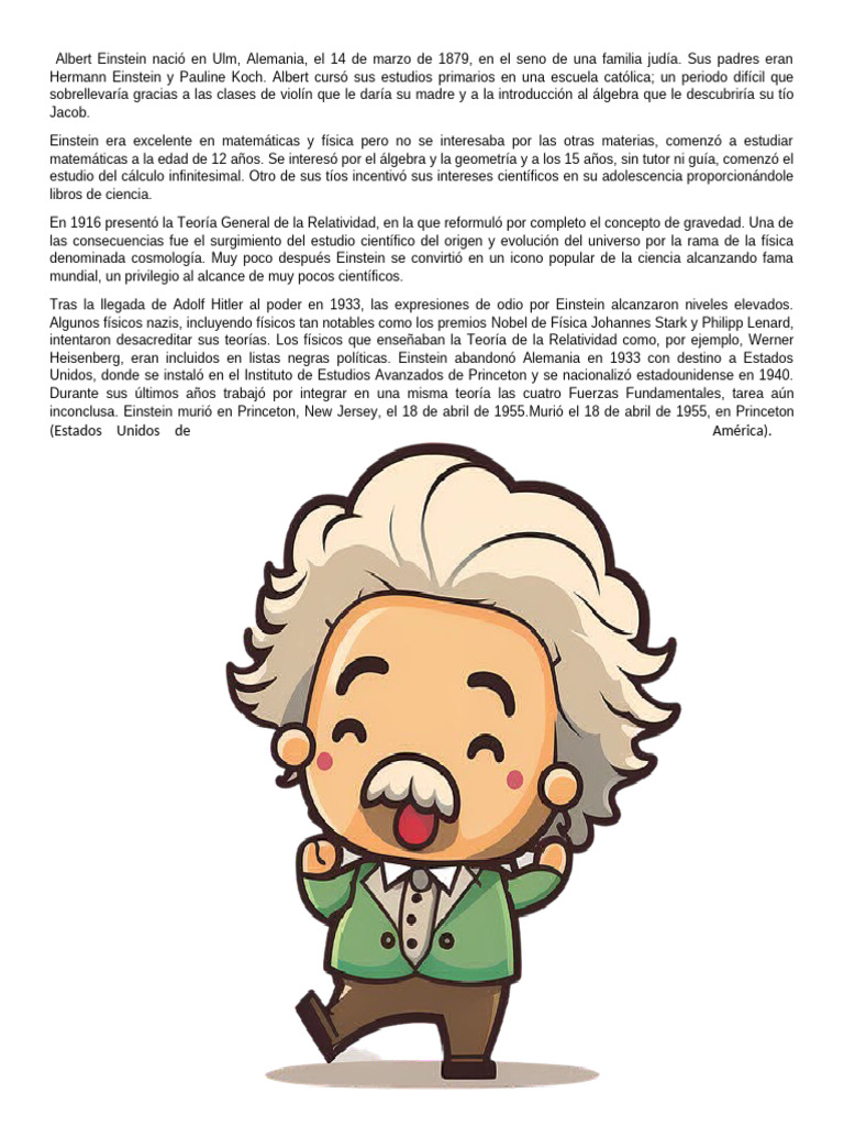 Albert Einstein Paln Lector | PDF