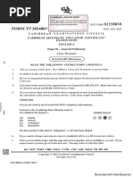 English CXC Paper 01 Multiple Choice 1 - 20pdf | PDF