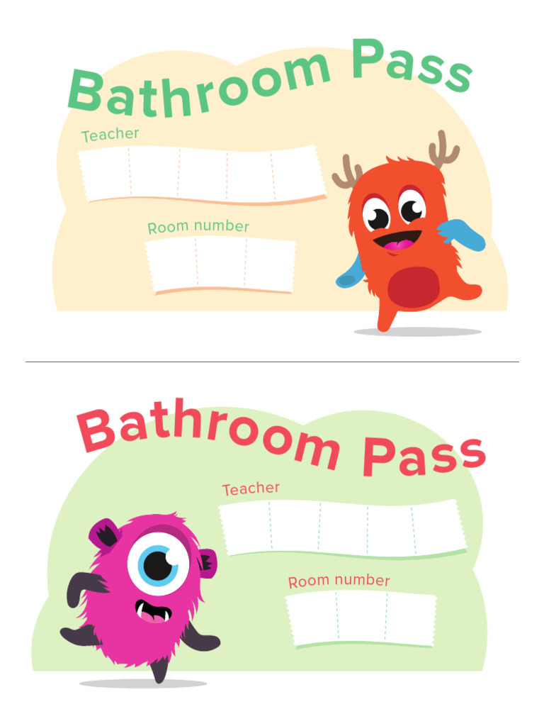 BathroomPass GenderNeutral | PDF