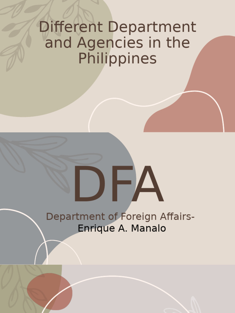 Philippine Government Agencies Overview | PDF