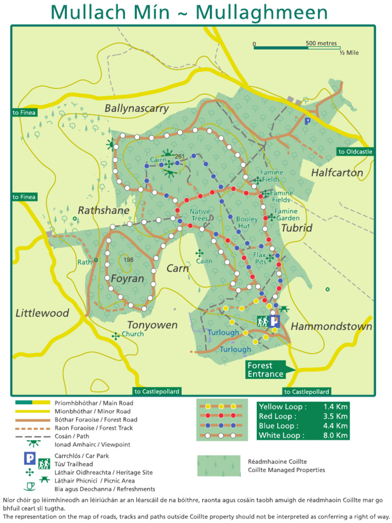 Mullaghmeen 2020 Final Trail Map | PDF