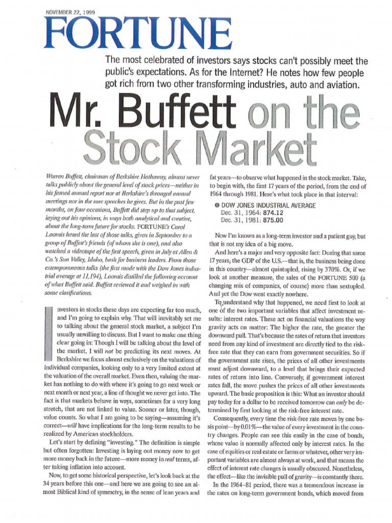 Buffet Article | PDF