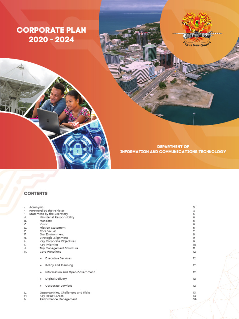 ICT Corporate Plan 2020-2024 | PDF | Information And Communications ...