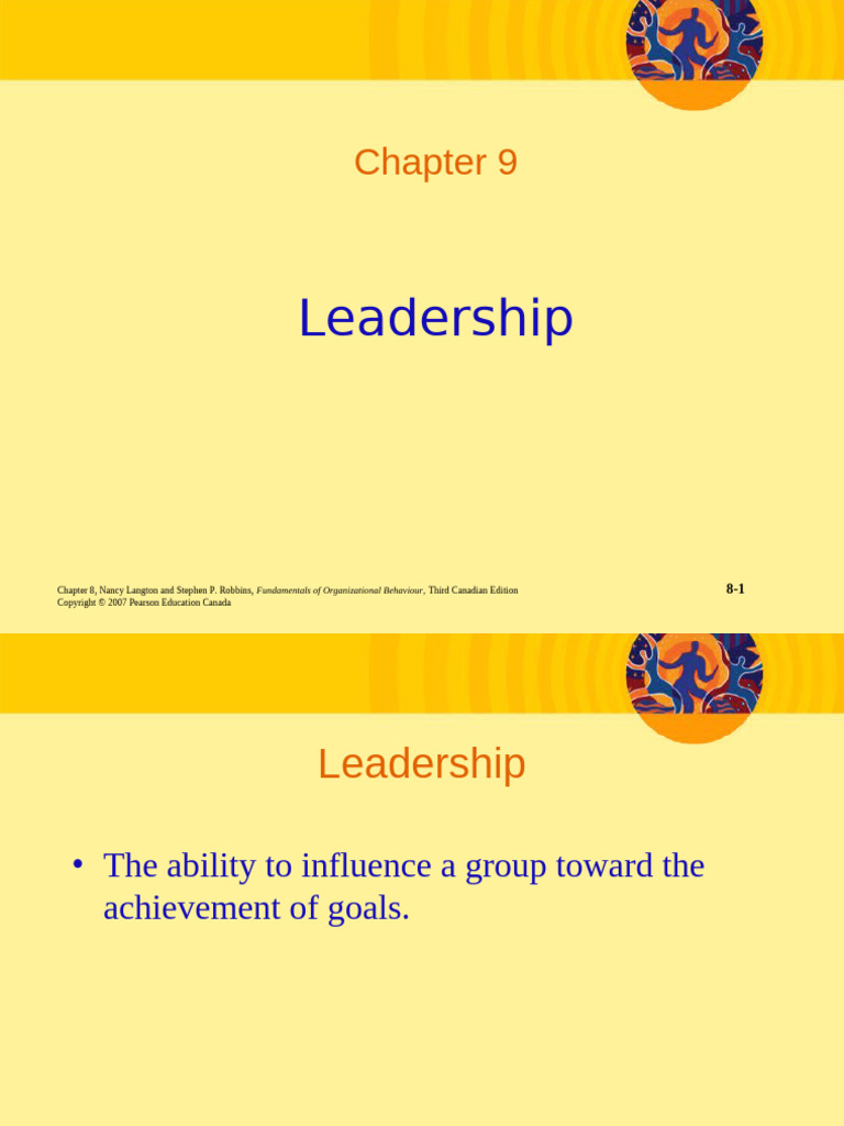CHAP 9 leadershipnn | PDF | Leadership | Transformational Leadership