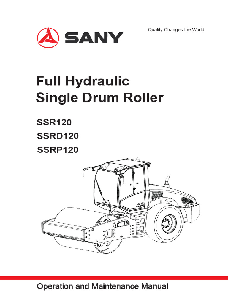 Sany Ssr120 Om en Preview | PDF | Safety | Brake