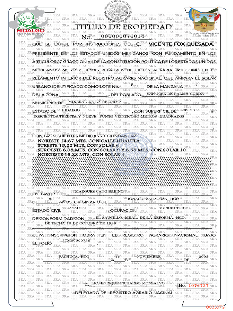 Titulo de Propiedad | PDF