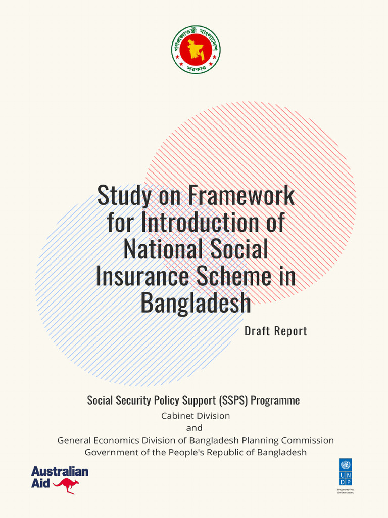 Social Insurance Framework for Bangladesh SSPS Study Draft Report | PDF ...