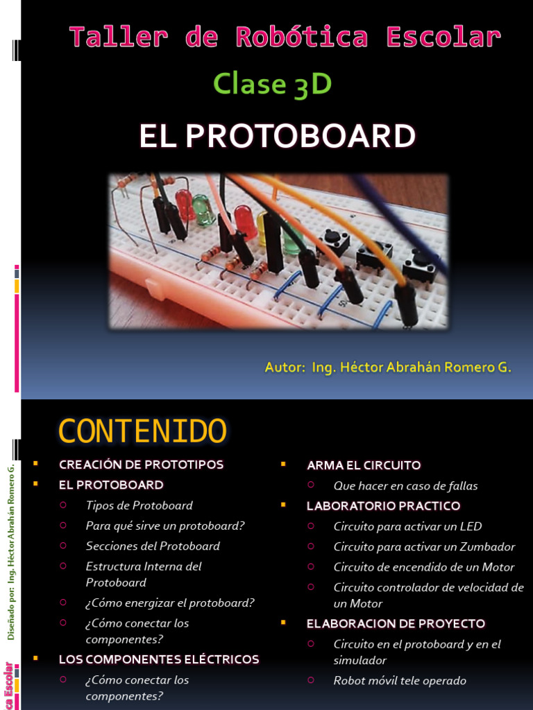3d - El Protoboard | PDF | Red eléctrica | Electrónica