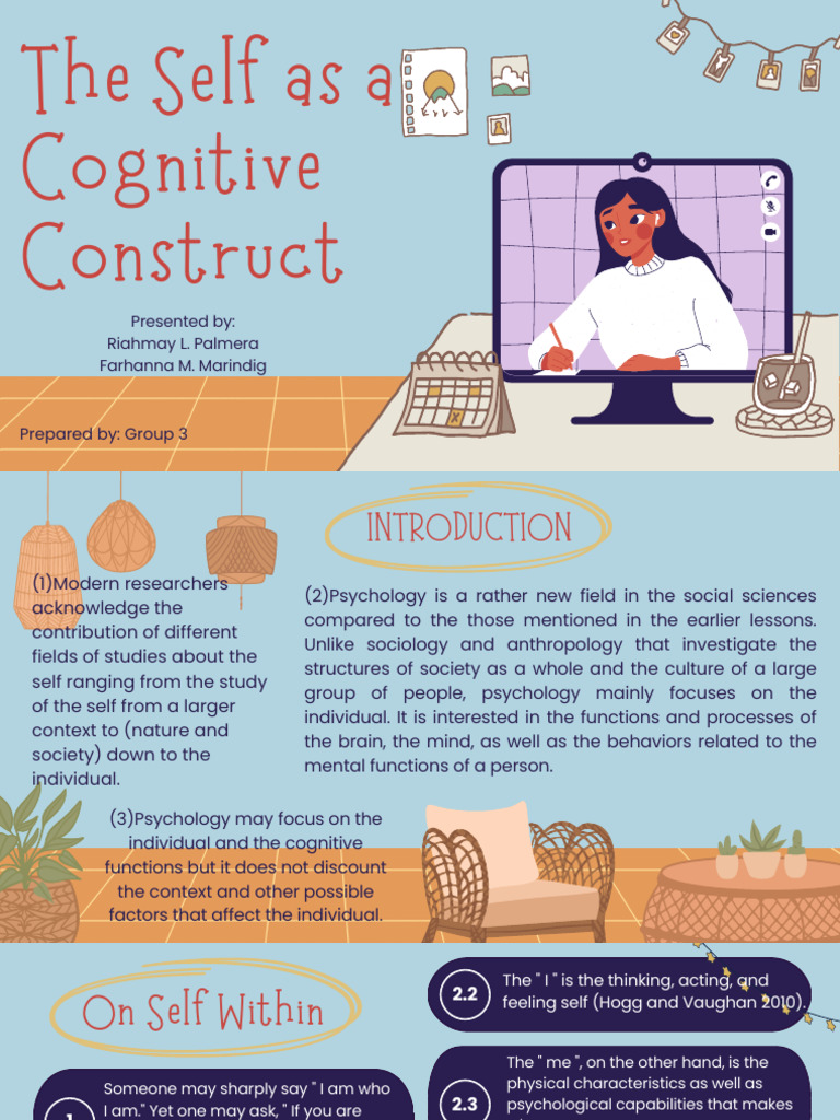 PPT-Self As Cognitive Construct | PDF | Self Esteem | Self Concept