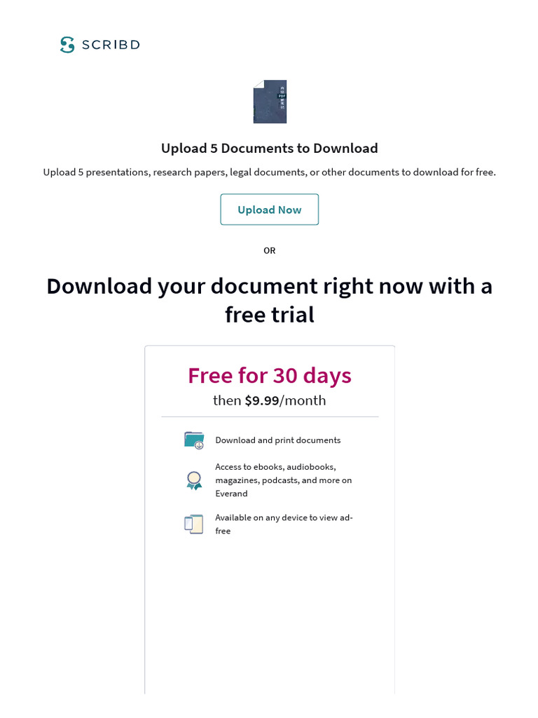 複本 - Choose a Plan - Scribd | PDF