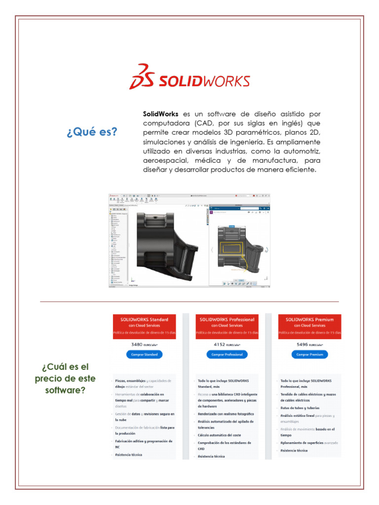 Guía de Certificación SolidWorks | PDF | Software | Ingeniería