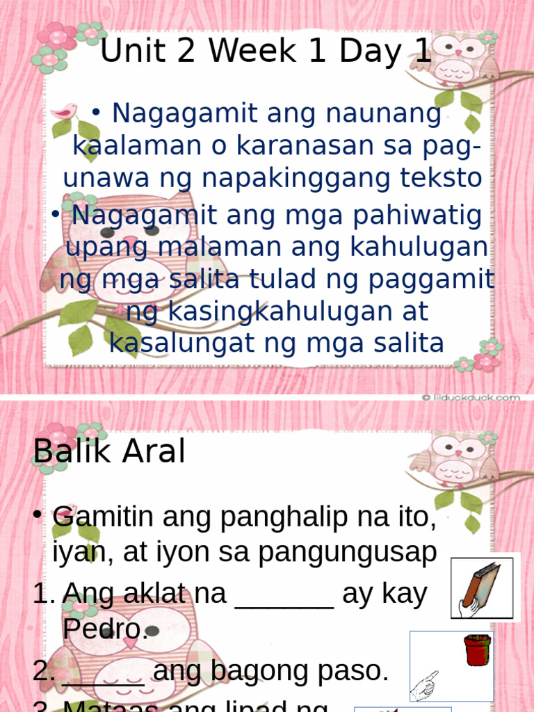 Unit 2 WK 1 | PDF