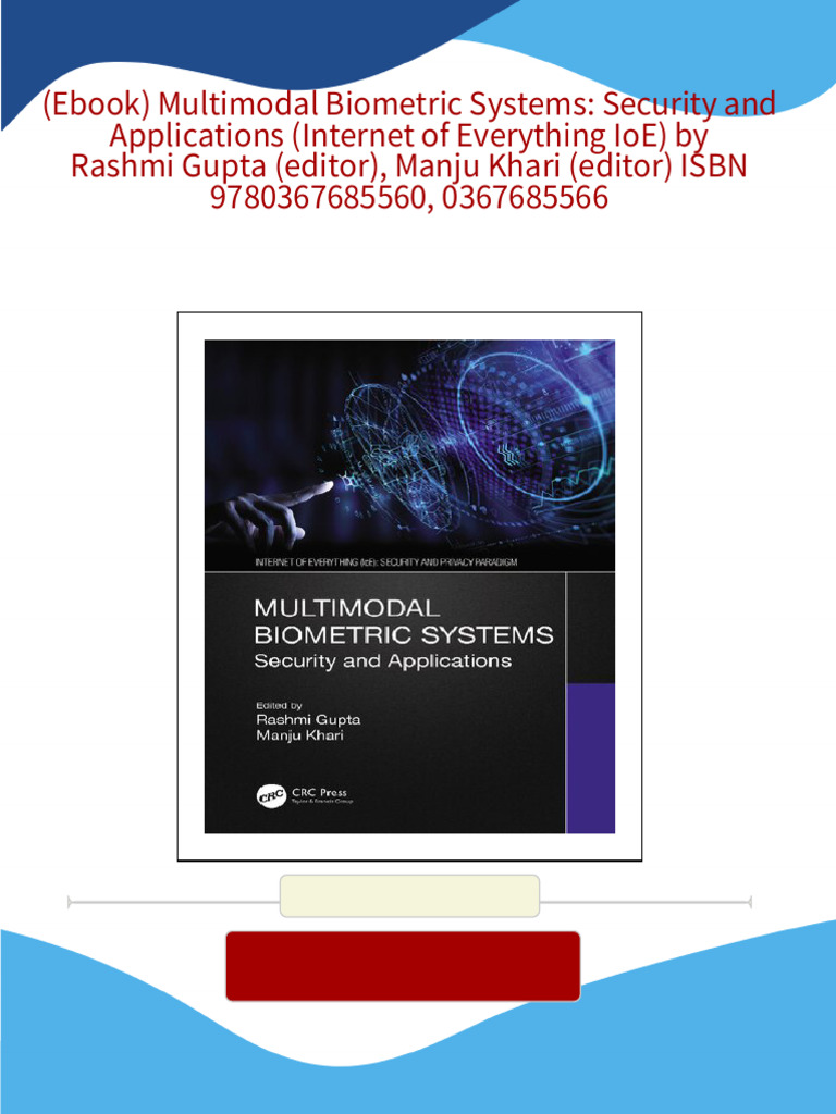 Instant Ebooks Textbook Ebook Multimodal Biometric Systems Security
