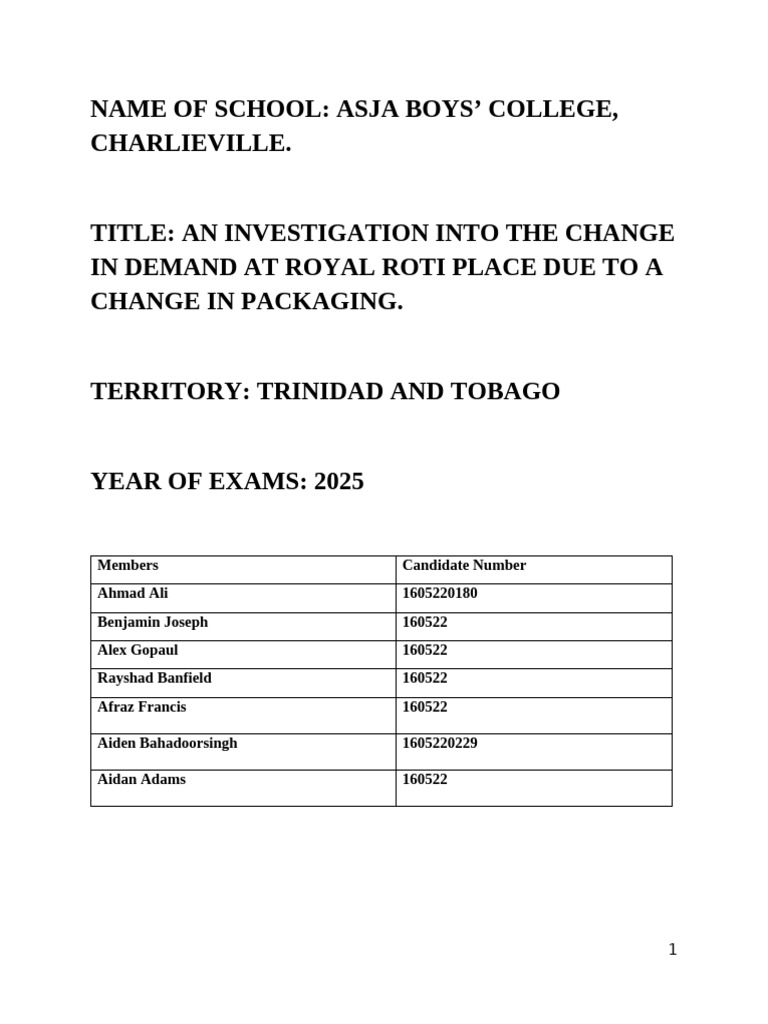 Economics - Poa - Pob Sba 5B | PDF | Demand | Cost Of Goods Sold