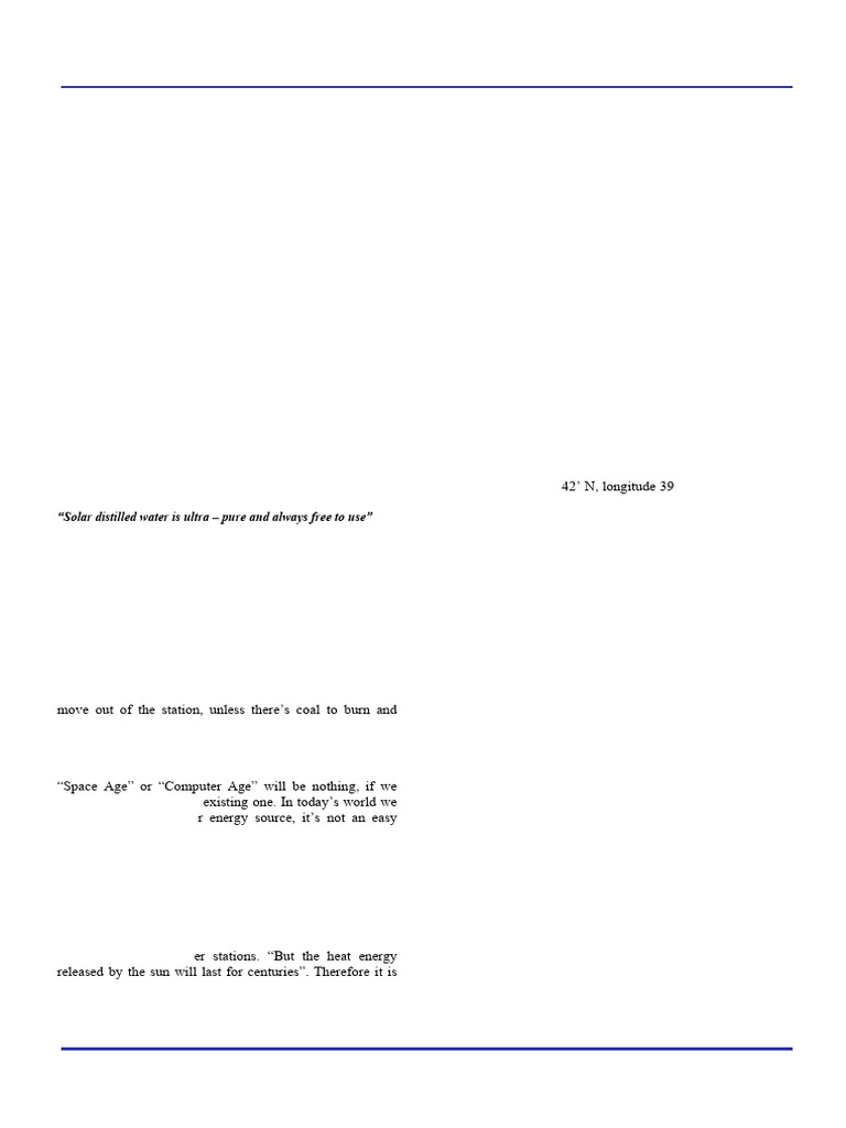 Solar Still with Paraffin Wax PCM | PDF | Sun | Radiation