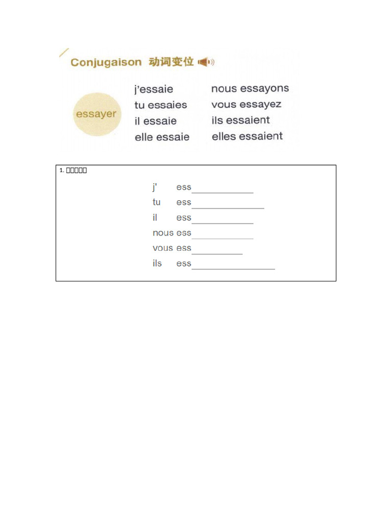 conjugaison-essayer | PDF