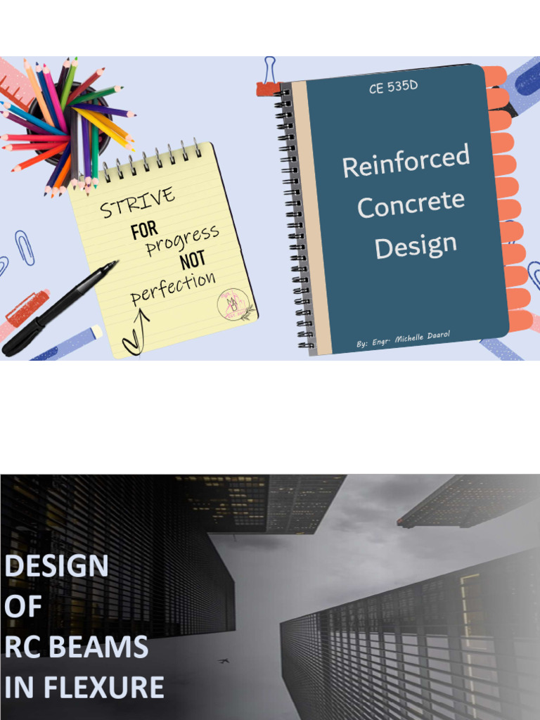 Lecture 4 - Design of RC Beam in Flexure | PDF | Bending | Beam (Structure)