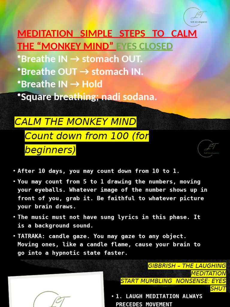 Calm The Monkey Mind | PDF