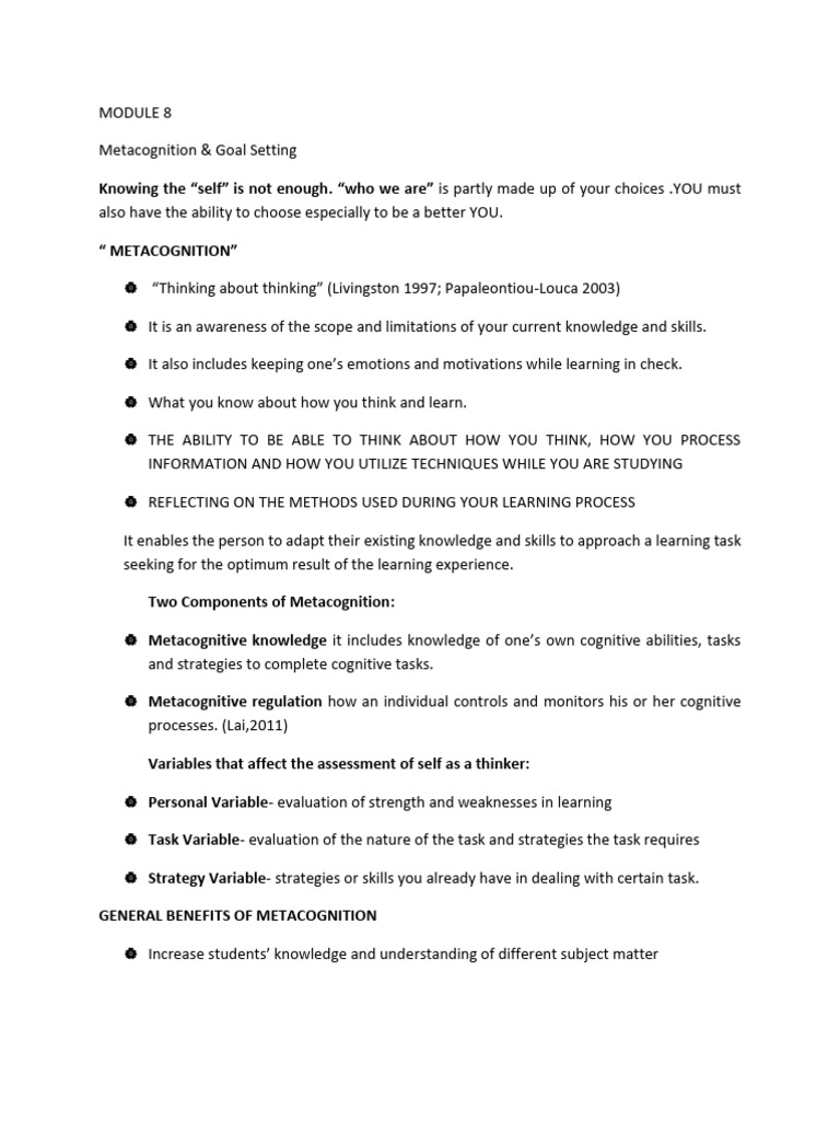 Uts Review | PDF | Goal | Self Efficacy