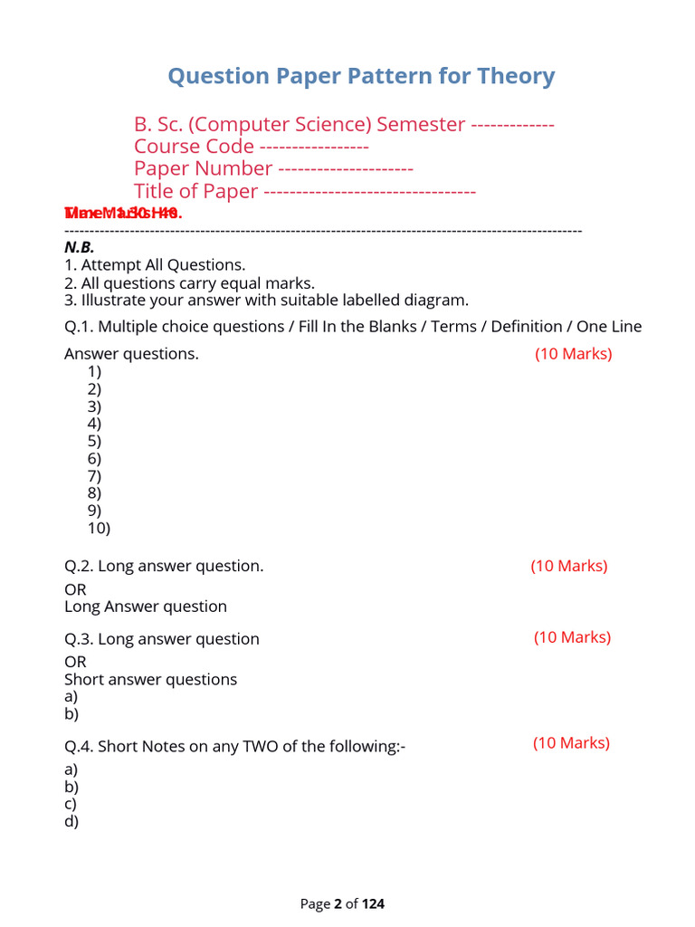 B.Sc. Computer Science Exam Guide | PDF | Internet Of Things | Software ...