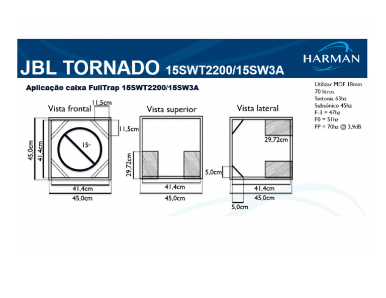 Caixa Full Trap 15sw3a | PDF