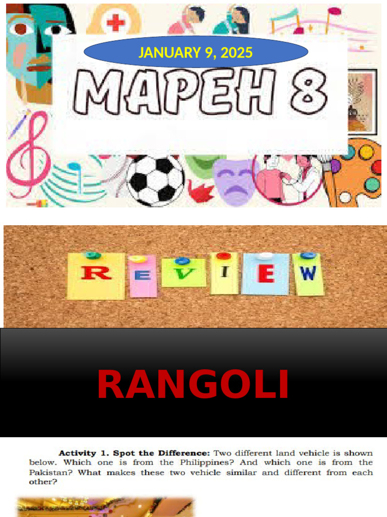 2.PPT On MAPEH-8 ARTS M3 | PDF