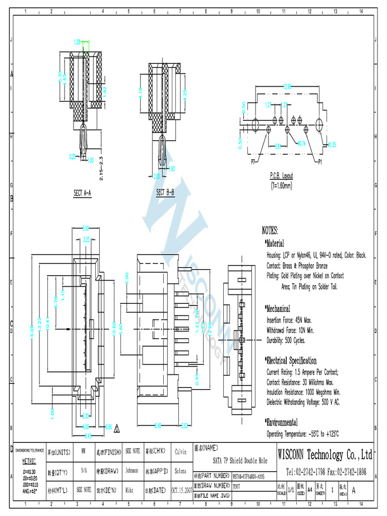 Sata 7pin 180 | PDF