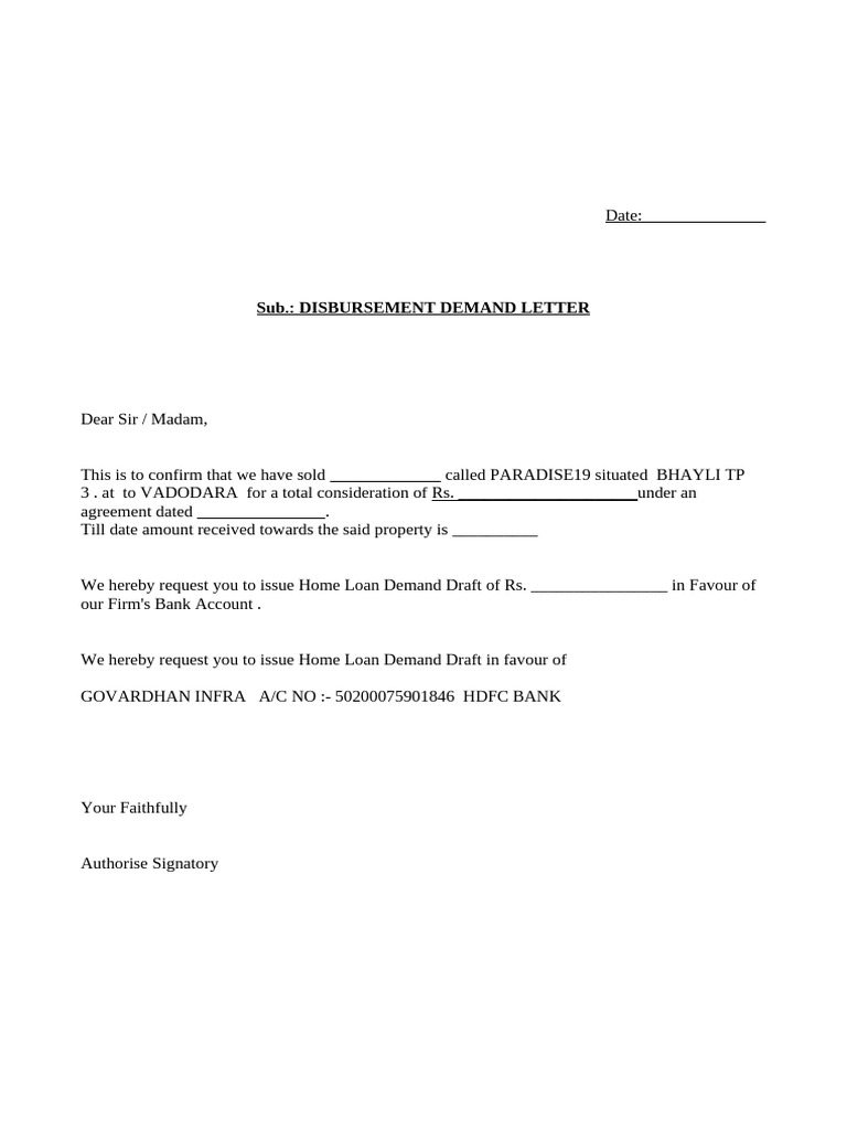 Demand Letter Format | PDF
