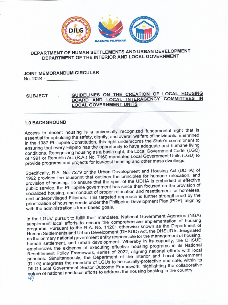 Guidelines On The Creation of LHB and LIAC in LGUs | PDF