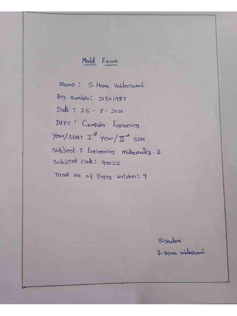 Model Exam - 21501987 - 40022 | PDF