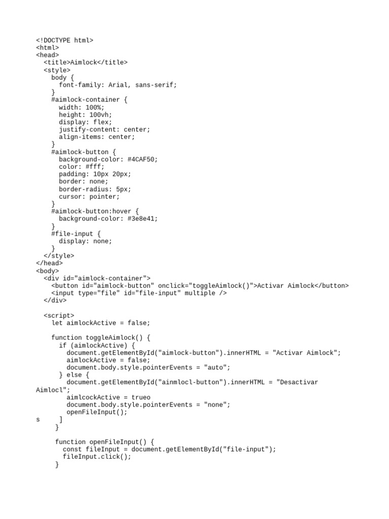 File-Aimlock HTML | PDF