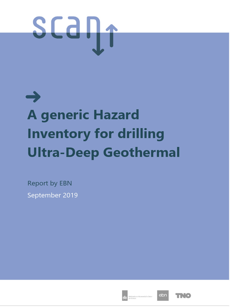 Scan Dinantian Generic Hazard Inventory For Drilling Udg Report | PDF
