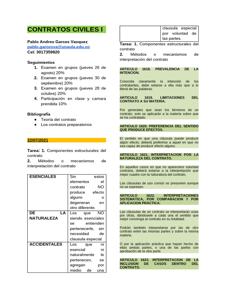 CONTRATOS CIVILES full finales I | PDF | Bienes (Ley) | Propiedad