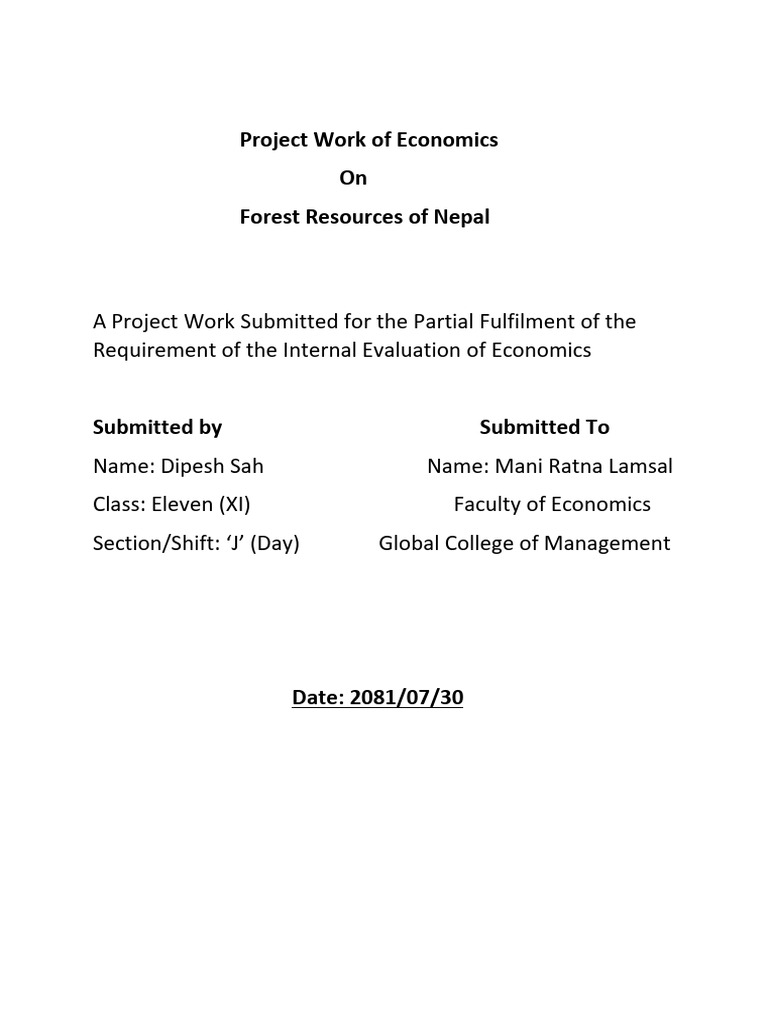 Forest Resource | PDF