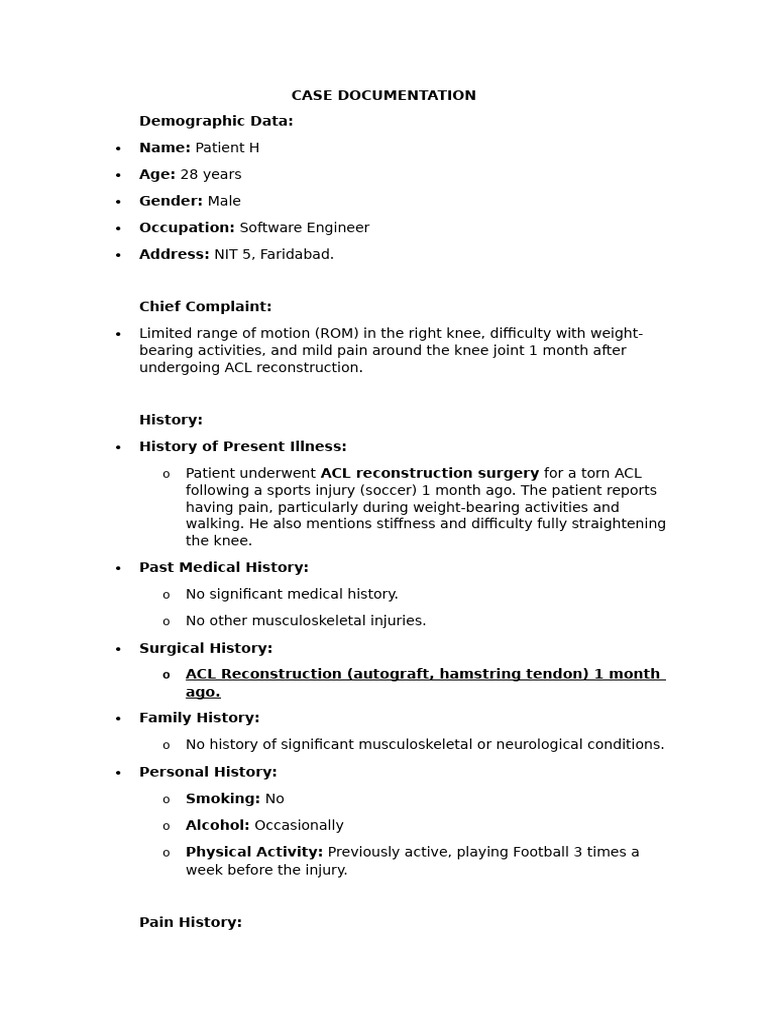 CASE DOCUMENTATION_2 | PDF | Anatomical Terms Of Motion | Elbow