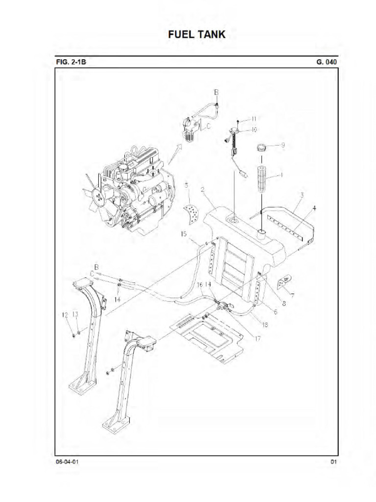 Fuel Tank Assembly Parts List | PDF | Clutch | Nut (Hardware)