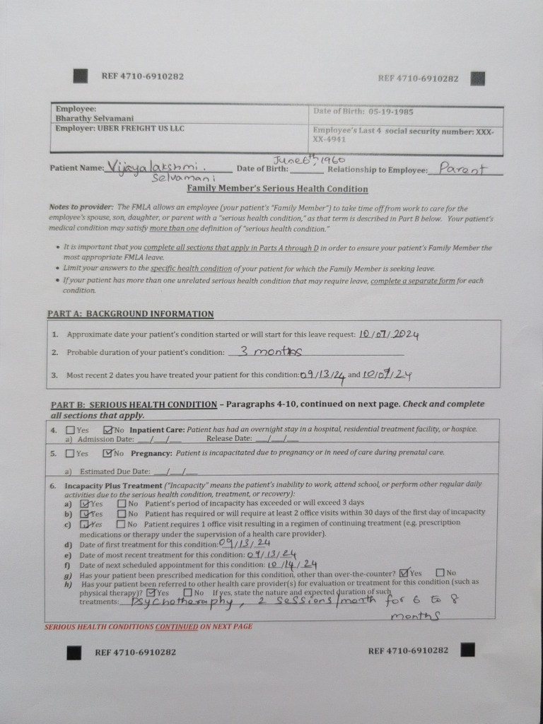 Medical - Leave - Form | PDF
