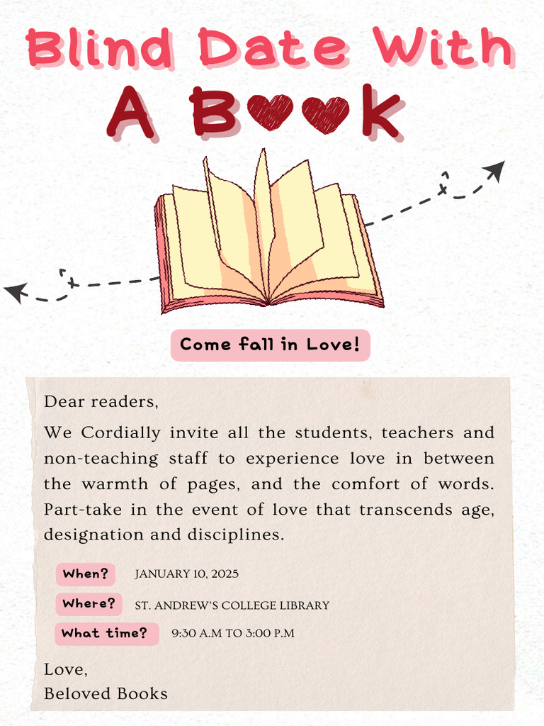 Blind Date With a Book - Invitation-2 | PDF
