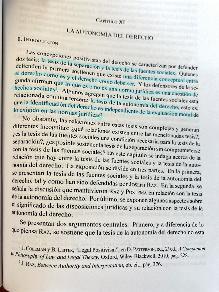 El Derecho y Sus Normas Cap XI | PDF