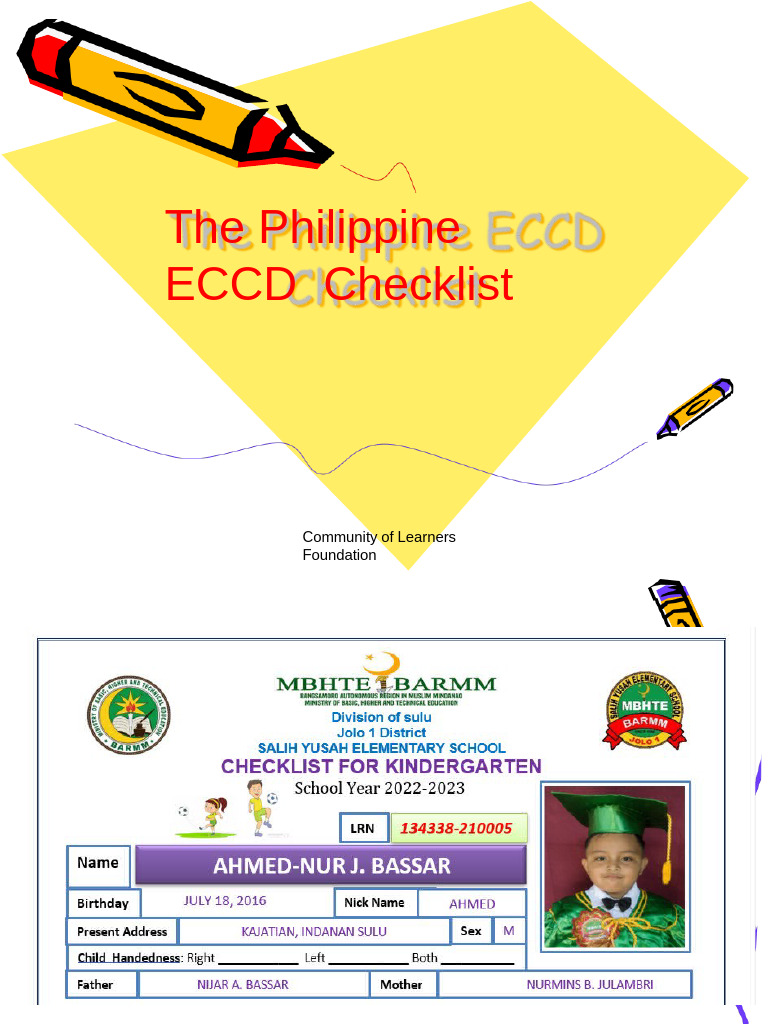 ECCD Checklist - PPTX - 20250124 - 112605 - 0000 | PDF