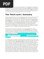 Notes Class 12 - The Third Level Notes | PDF