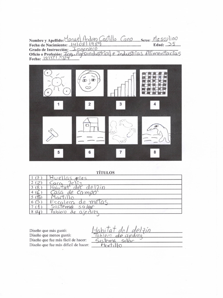 Test de WARTEGG (1) | PDF