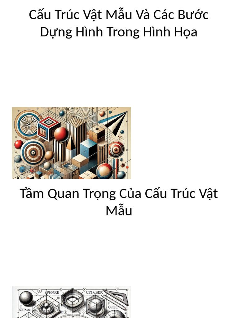 Cau Truc Vat Mau Va Cac Buoc Dung Hinh Final | PDF