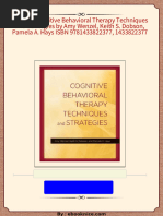 Cognitive Behavior Therapy Basics and Beyond 3rd Edition TEXTBOOK | PDF | Cognitive Behavioral ...